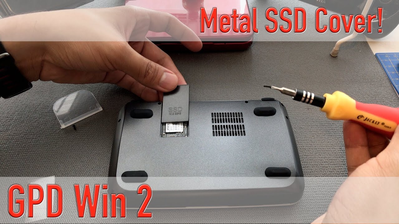 GPD Win 2 - Metal SSD cover installation - YouTube