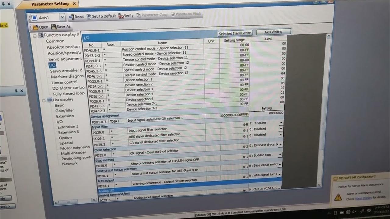 MR-J5_A EM1 and LSP LSN bypass - YouTube