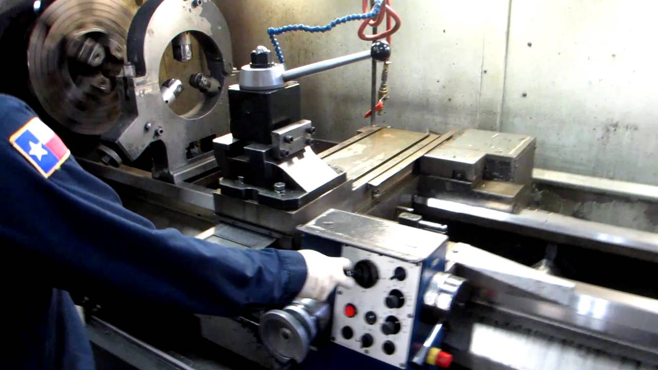 2005 WEILER E70 CNC LATHE - YouTube