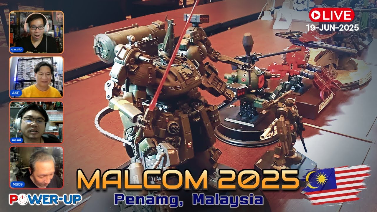 Power-Up Live 054 : งาน Malcom 2025(19/6/2025) - YouTube