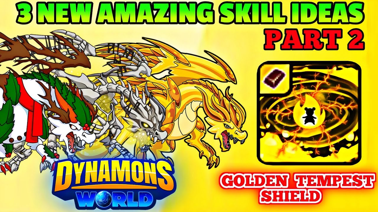 3 New Amazing Skill Ideas In Dynamons World 😍Part 2|New Skills For ...