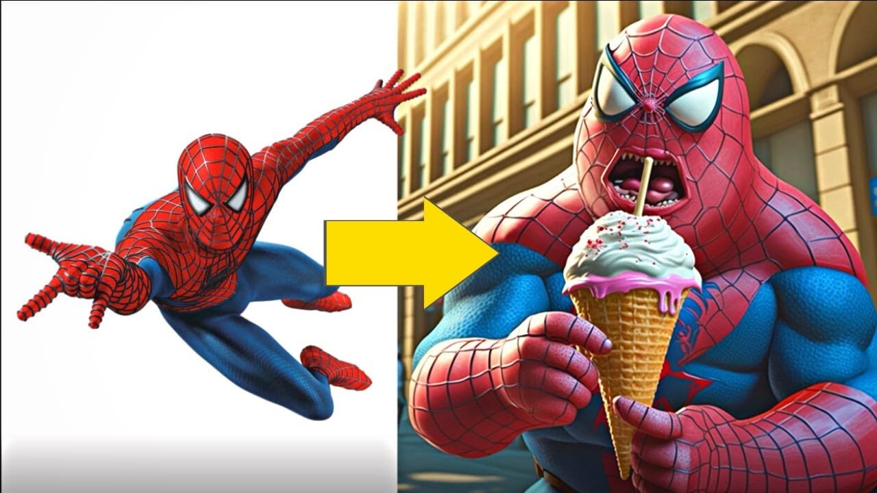 ⚡AVENGERS but FAT-VENGERS || all Characters || "MARVEL" "SPIDER-MAN"⚡ ...