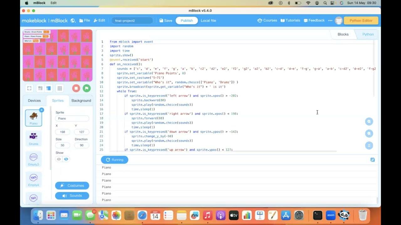 24. Яна Краевская. Программирование на языке Python в mBlock. - YouTube