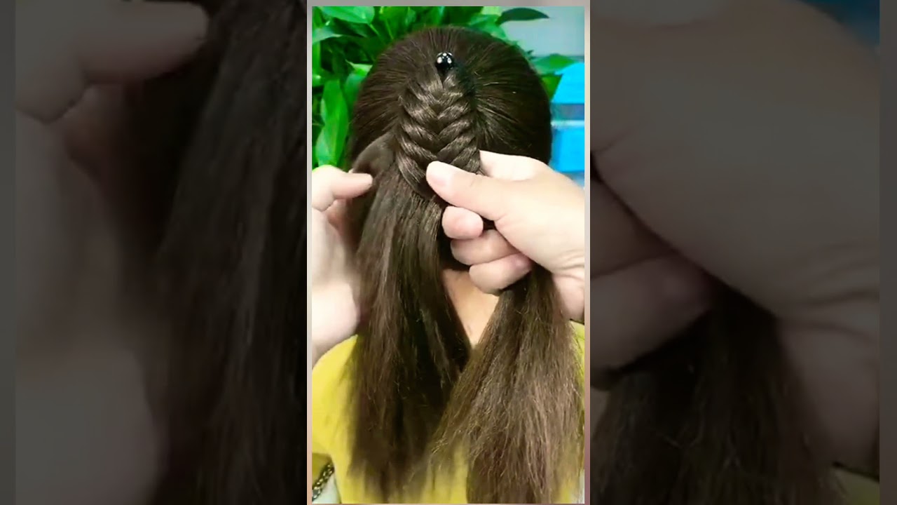 Khajuri choti hairstyle || khajuri Fishtail hairstyle || khajuri braid ...