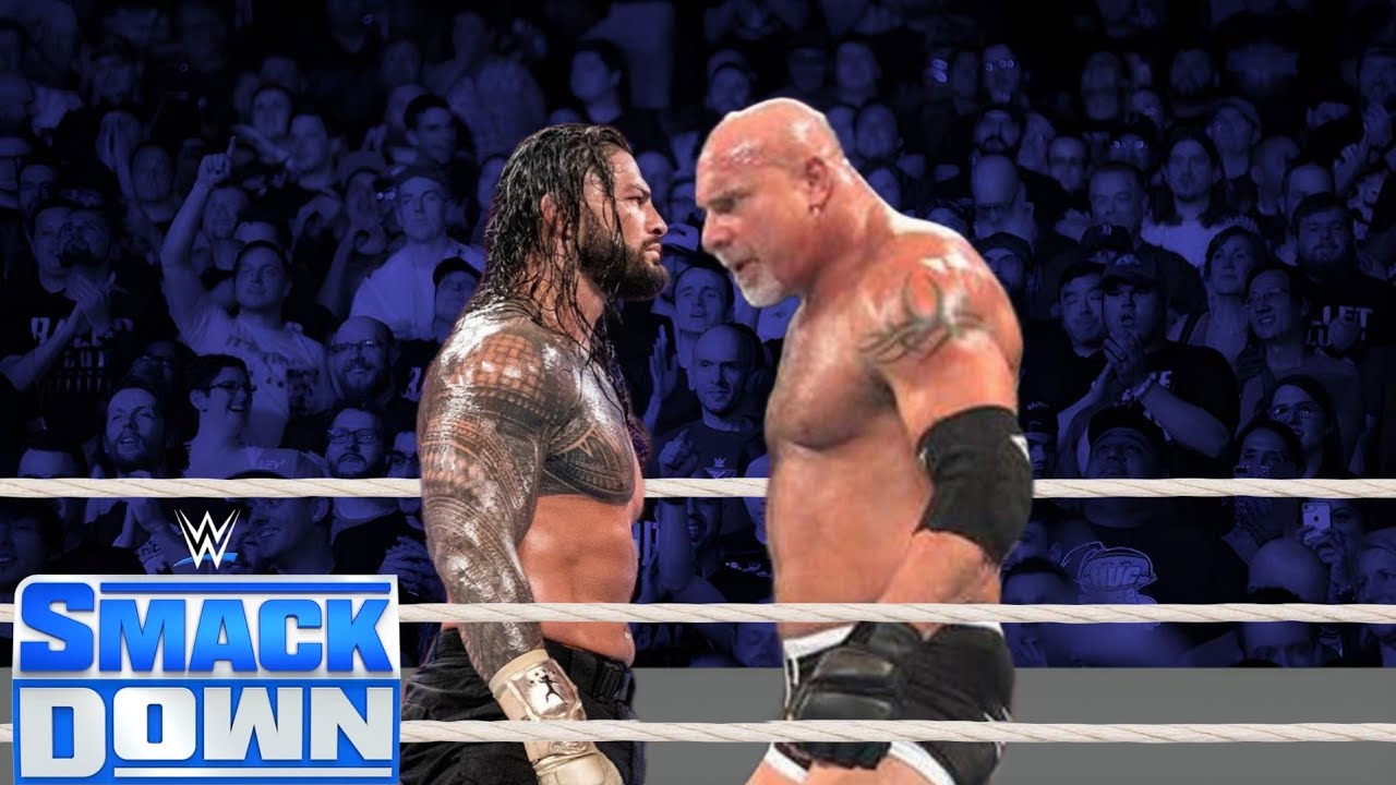 WWE LIVE MATCH - Roman Reigns Vs. Goldberg : SmackDown Full Match 2K23 ...