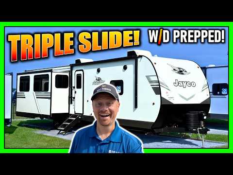 5th Wheel Space at a FRACTION of the cost! 2027 Jay Flight 334RTS Couple's Camping Travel Trailer