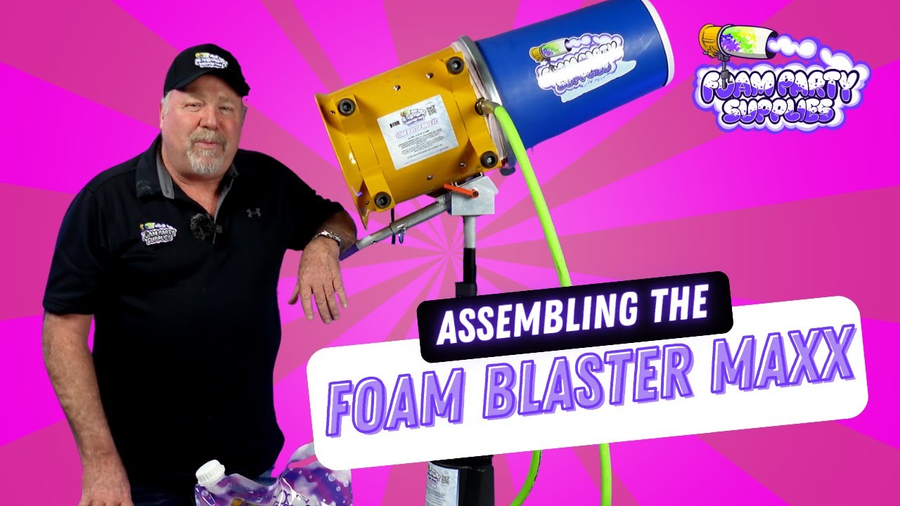 How to Assemble the Foam Blaster Maxx V2 Foam Party Cannon: Easy Step ...