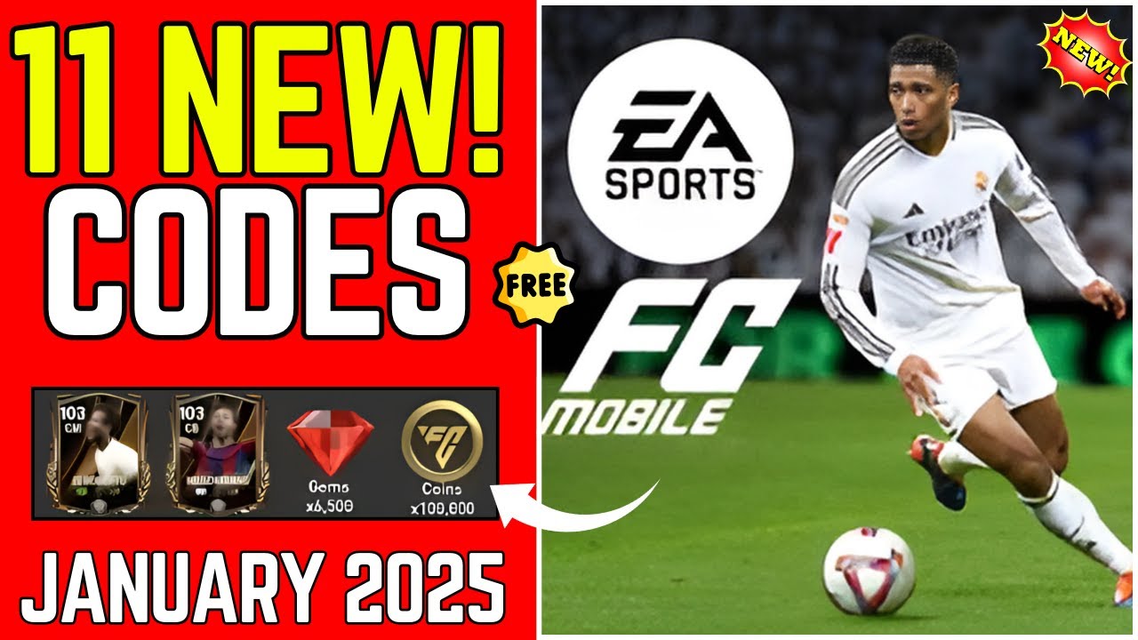 NEW FC MOBILE 11 CODES⛄ FOR JANUARY 2025 || How To Redeem Code || FC ...