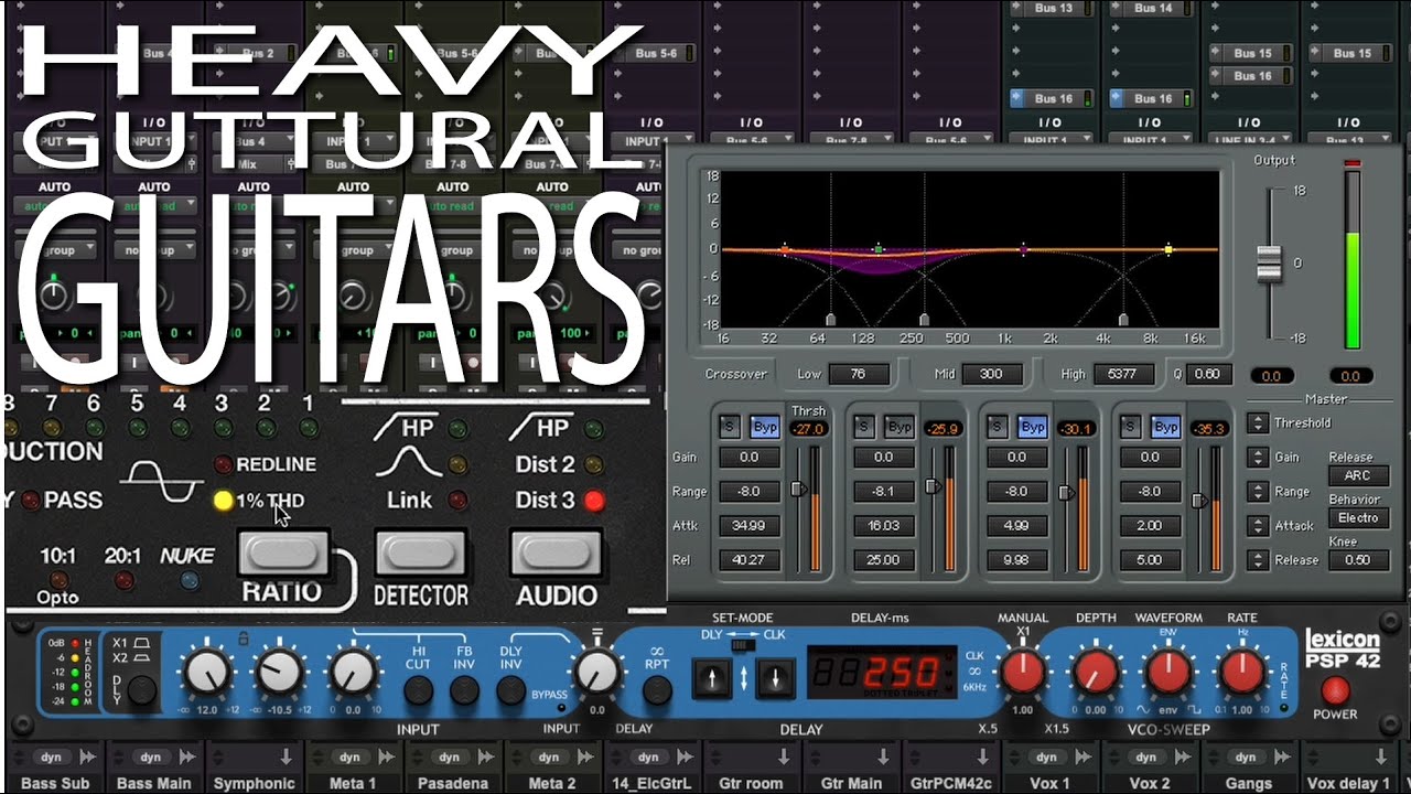 Heavy Guitar Mixing Techniques in the style of Andy Wallace, Andy Sneap ...