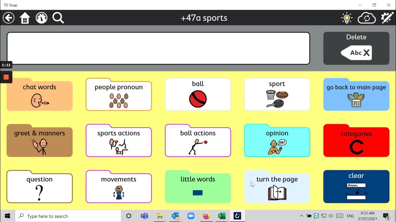 TD Snap PODD add or edit a button - YouTube