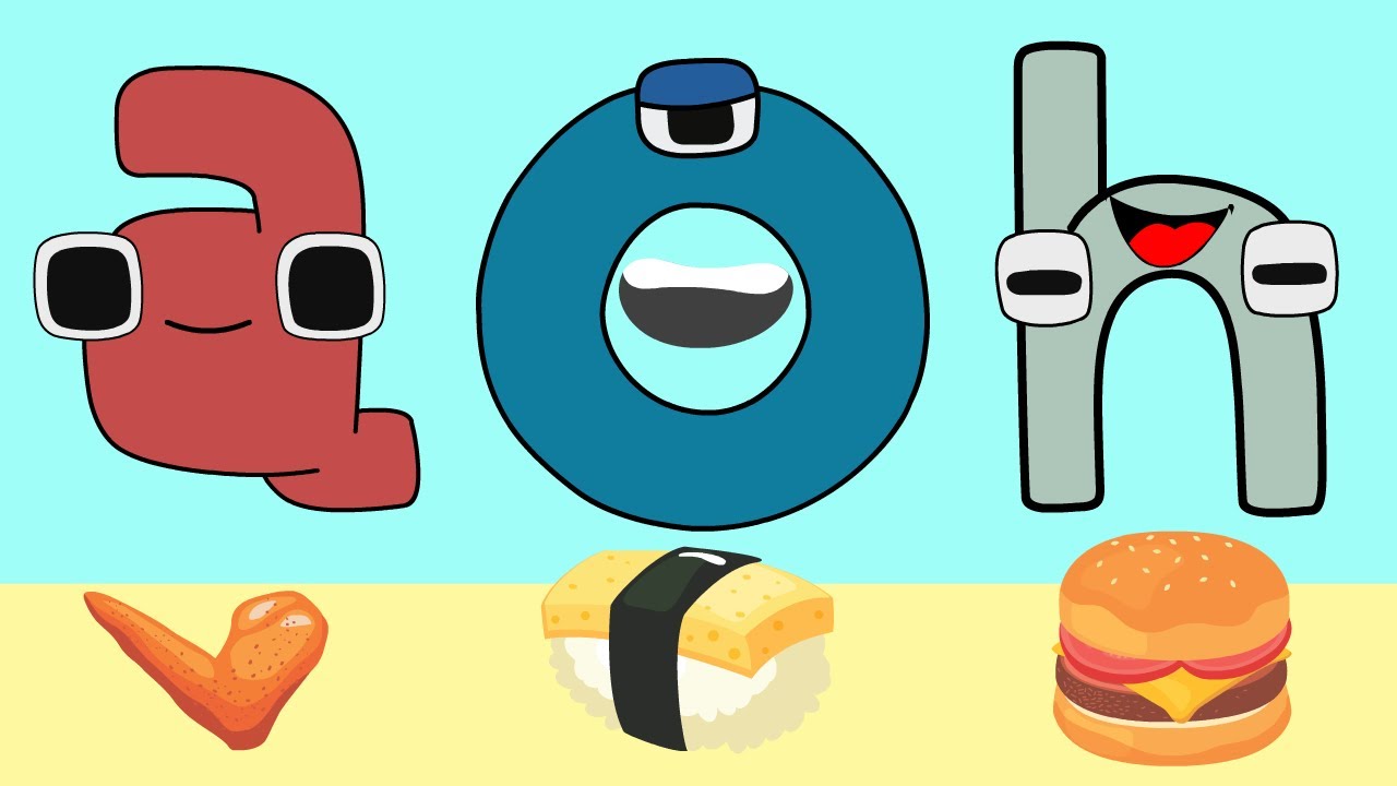 Alphabet Lore Mukbang Fried Chicken | Mukbang Animation - YouTube