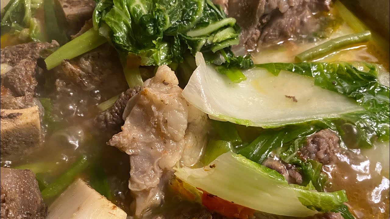 Sinangag na Sabaw bukog nang Baka with Nappa cabbage - YouTube