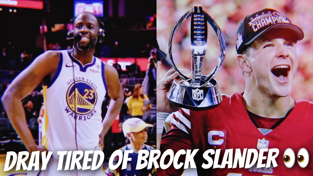 Warriors Draymond Green is FED UP with 49ers Brock Purdy slander ...