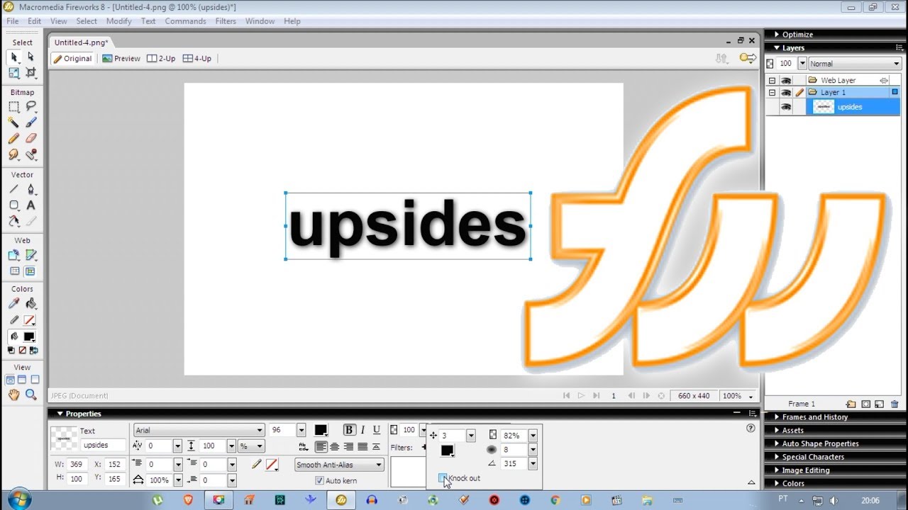 Usando o Macromedia Fireworks 8 (Edição de imagens) - YouTube