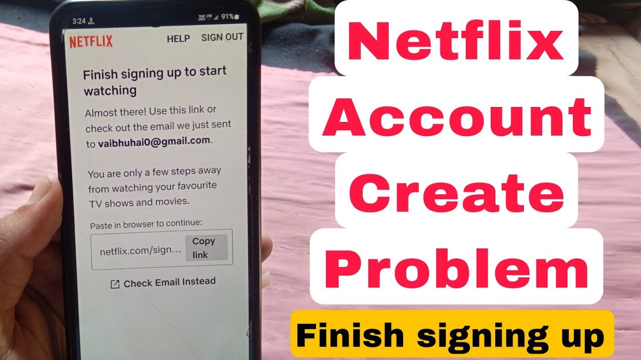 Netflix finish signing up to start watching problem Fix | Netflix You ...