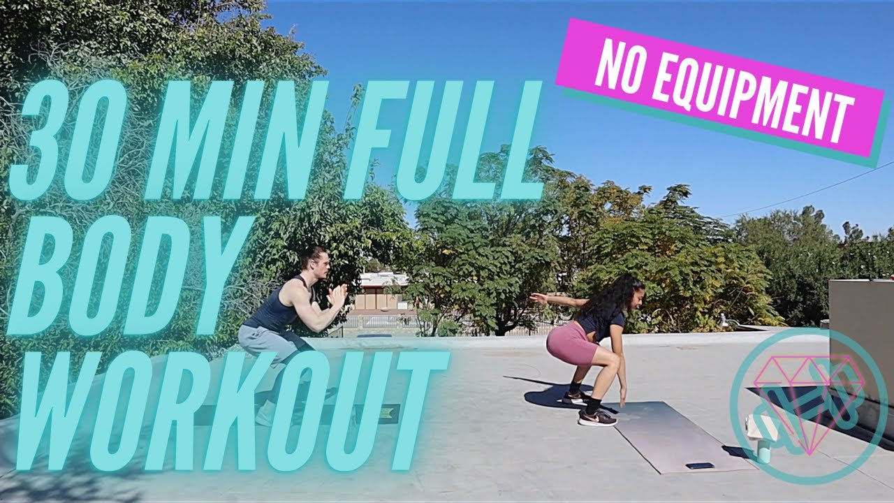30 MIN FULL BODY WORKOUT | NO EQUIPMENT | FIT GEM FITNESS - YouTube