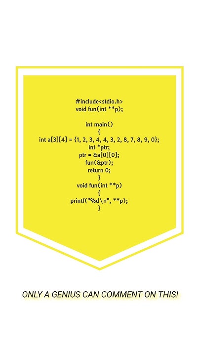 comment the answer|c programming|output|clanguage|interview questions - YouTube