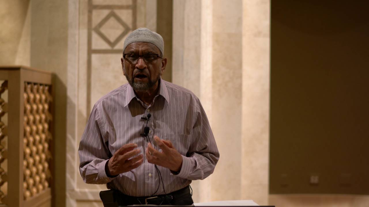 1 Ramadan 1437 - Dr. Y. Khalid Siddiq gives a short talk before Iftar ...