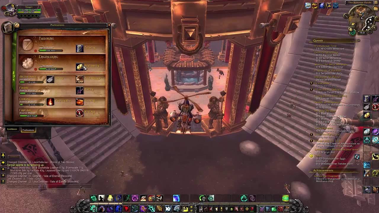 WoW: Flying Machine - Engineering Mount - YouTube