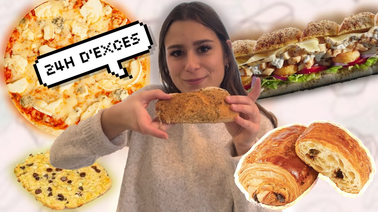JE MANGE TOUT CE QUE JE VEUX PENDANT 24H *ATTENTION FOODPORN* | ELIANA ...