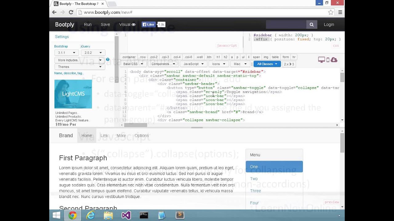 Trailer for Bootstrap 3.1: JavaScript - YouTube