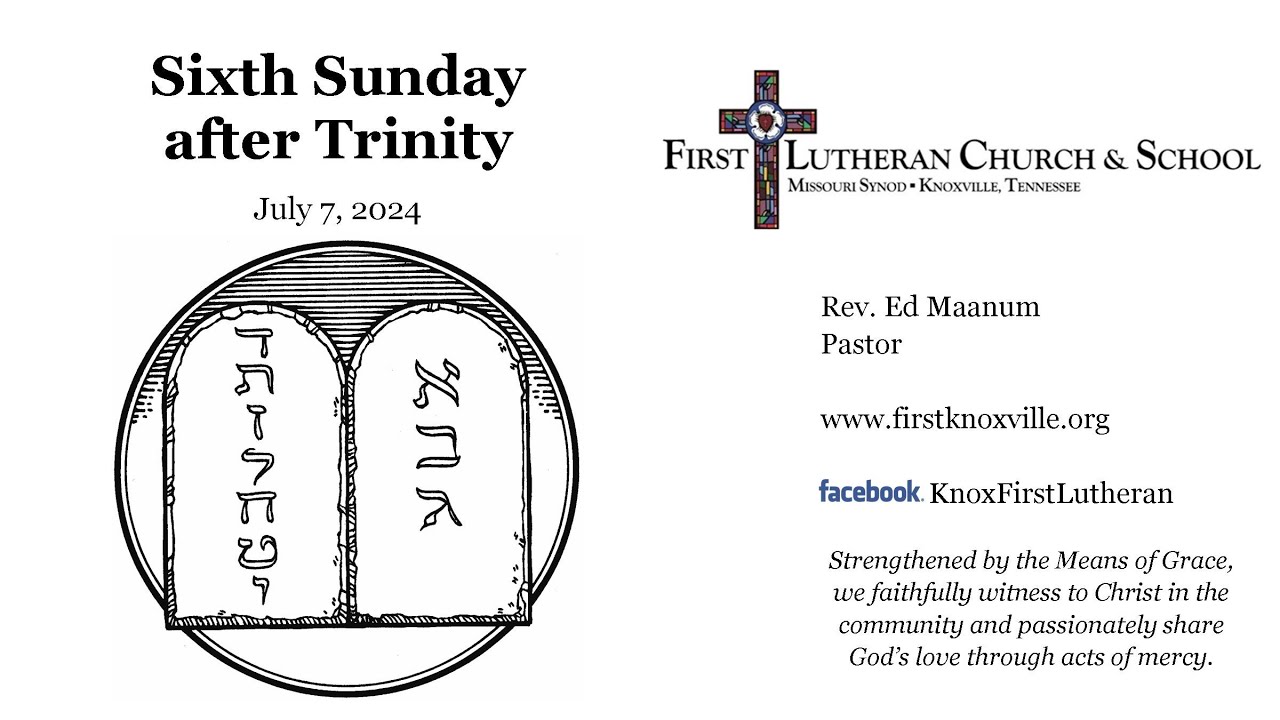 SEVENTH SUNDAY AFTER TRINITY 07/14/24 - YouTube