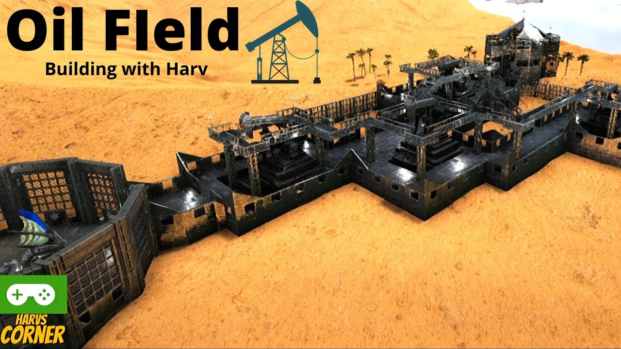 Ark Building - Oil Field Speed Build (Ragnarok, S+ Mod) - Ark Survival ...