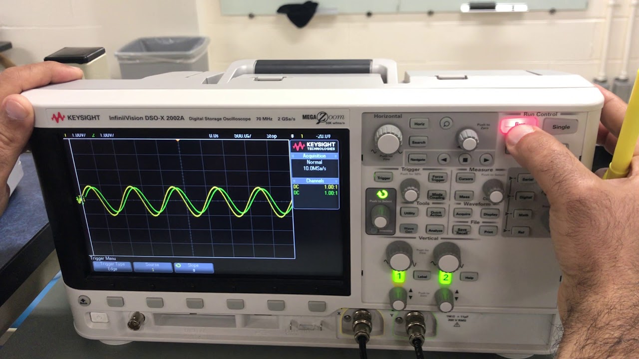 Lab 6 Oscilloscope - YouTube