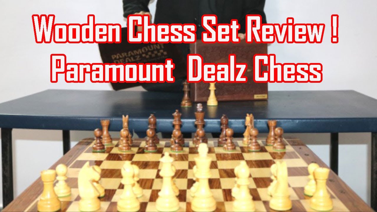 Wooden Chess Set Review ! Paramount Dealz Chess - YouTube
