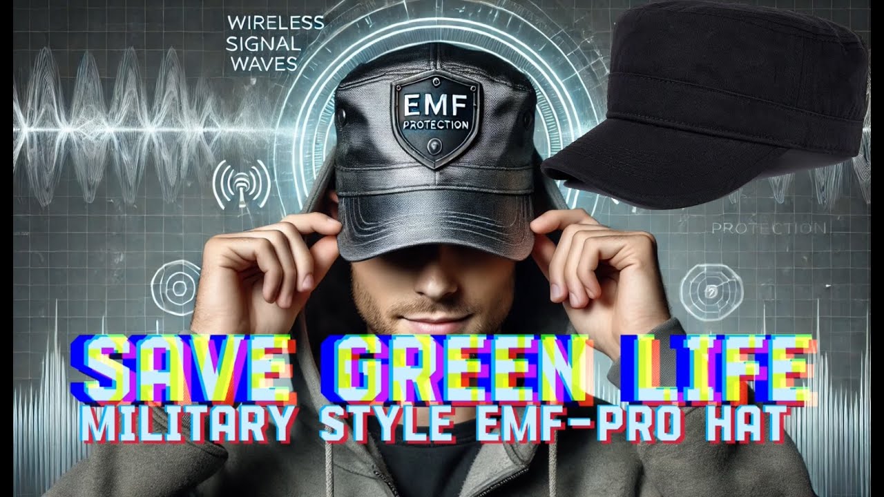 Review of the Save Green Life Military Style EMF Protection Hat - YouTube
