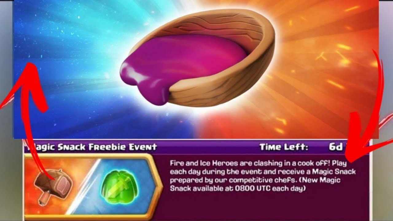 Magic Snack Freebie Event 21st January Free Snack Link COC Magic Snack ...