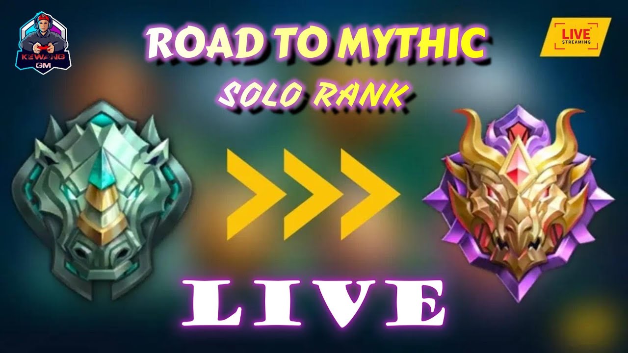 SOLO RANK ROAD TO MYTHIC | MOBILE LEGENDS BANG BANG - YouTube