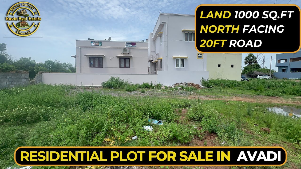 ID 1766 - Residential Plot For Sale In Avadi || 20 Ft Road || North ...