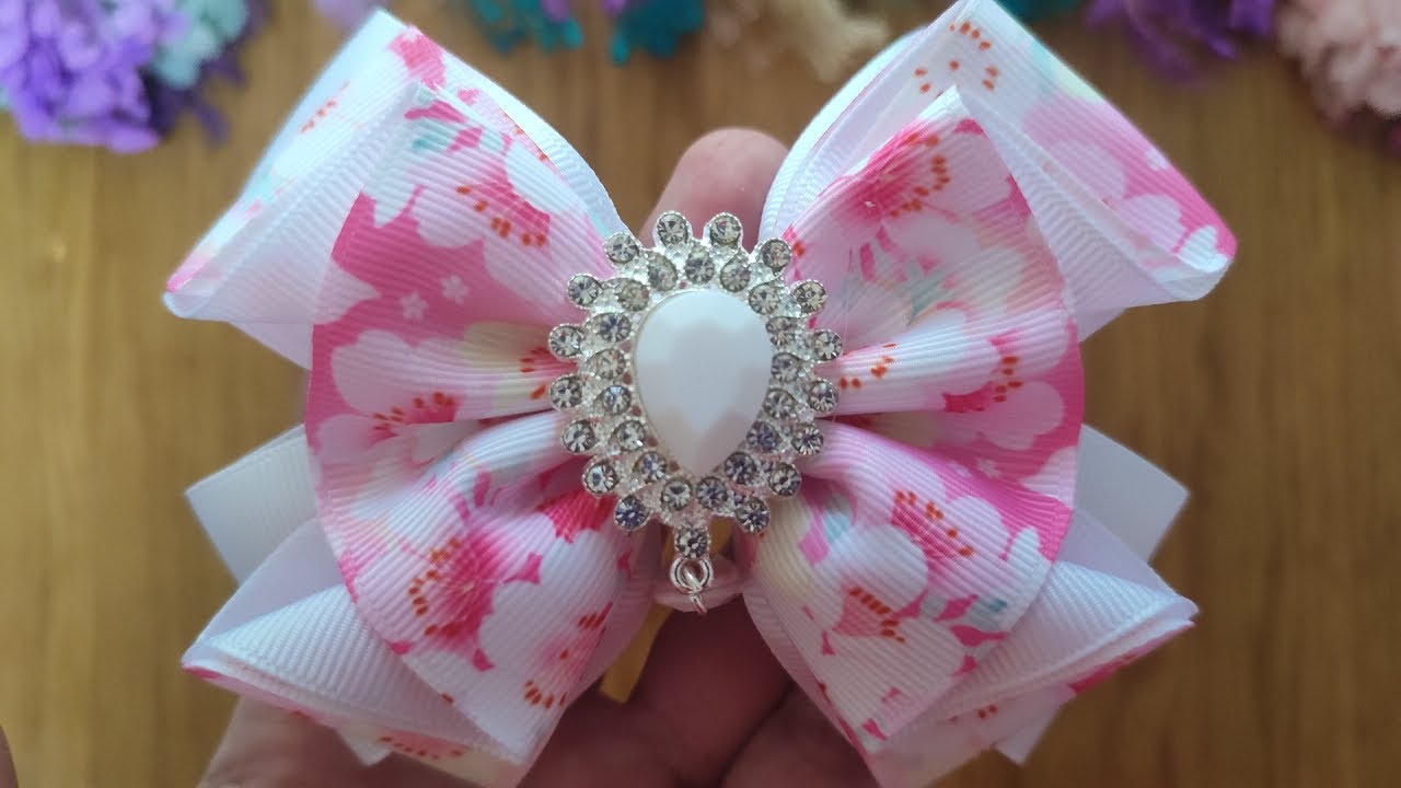 Grosgrain Ribbon Tutorial: Create Stunning Hair Bows for Girls - YouTube