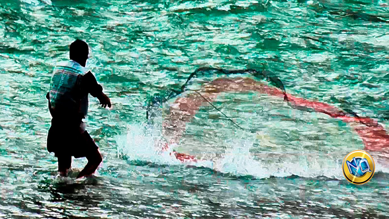 ☑️ Pesca con atarraya - YouTube