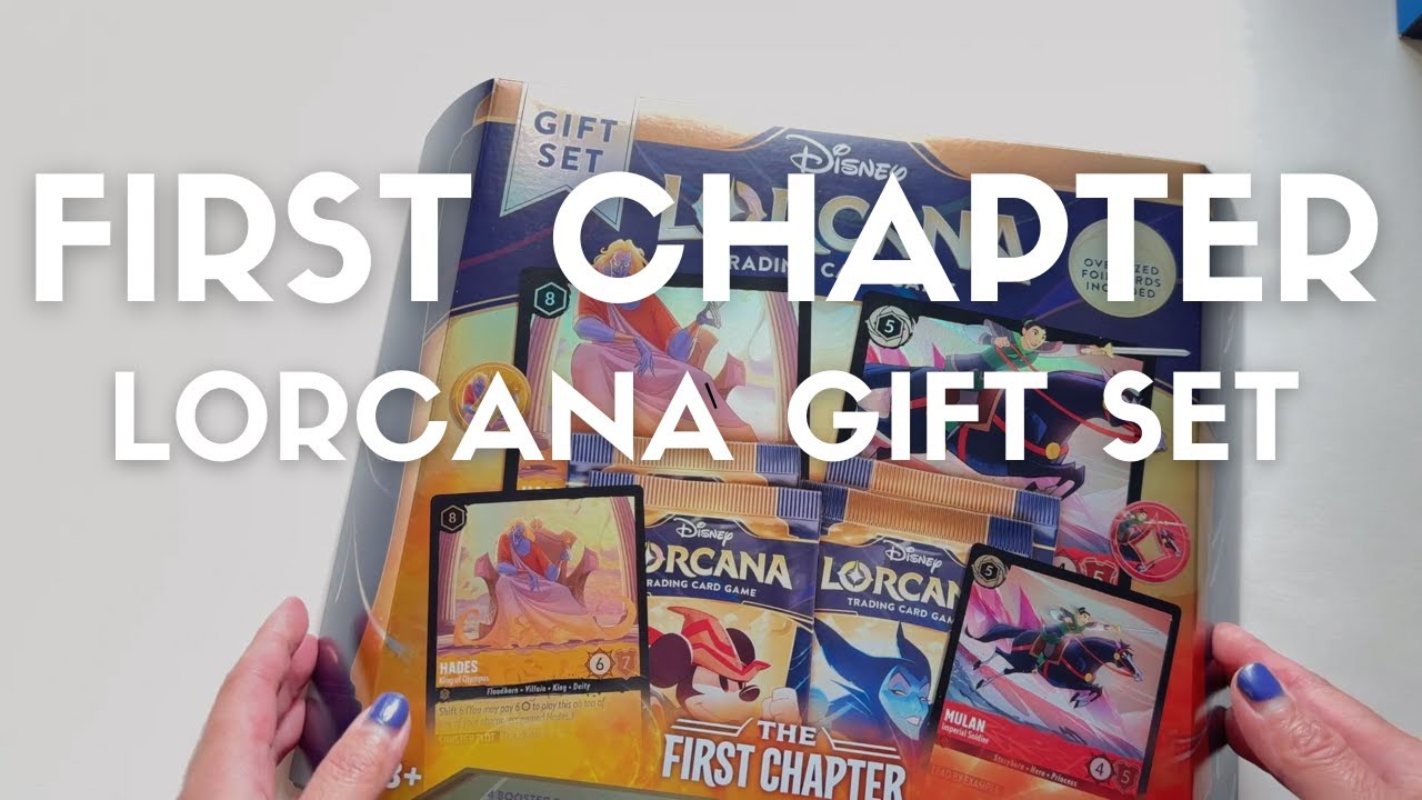 Disney Lorcana The First Chapter GIft Set - YouTube