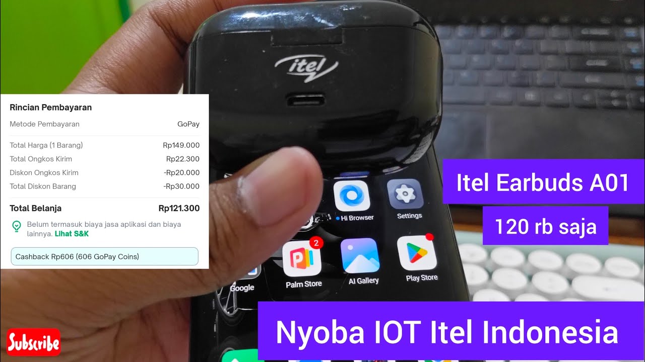 Unboxing Earbuds Bluetooth Itel A01 || Apaan ini cuma 120 rb dapat ...