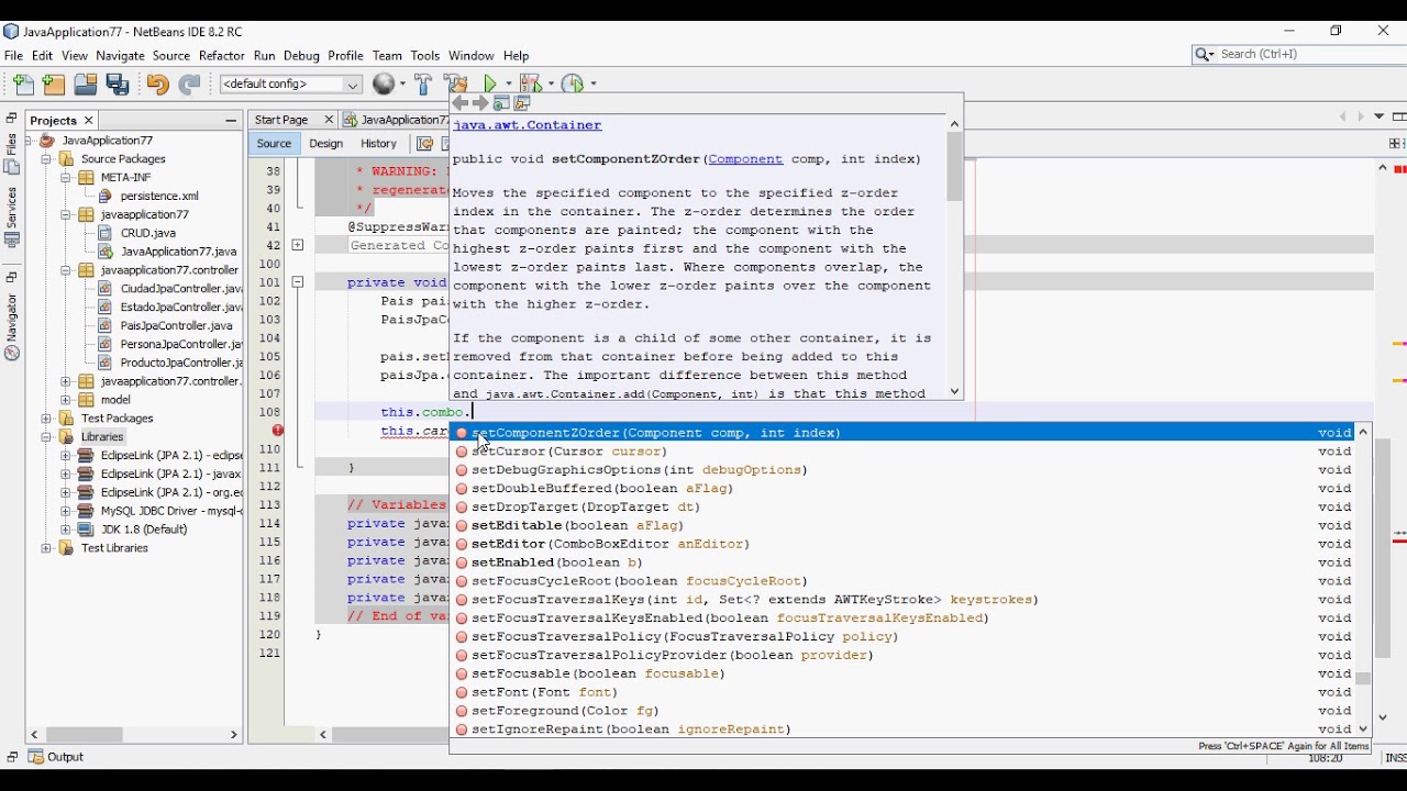 Crud Jpa Con Java En Netbeans Youtube