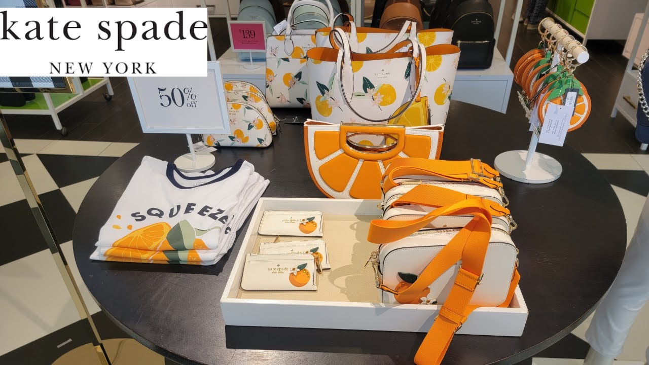 NEW ORANGE COLLECTION | KATE SPADE OUTLET - YouTube