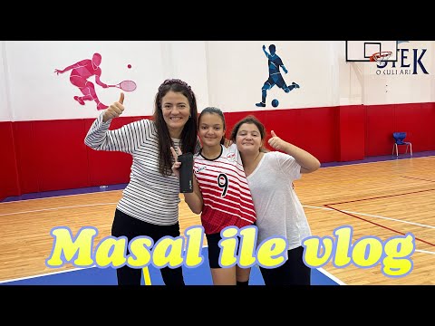 MASAL İLE BİRGÜN VLOG / voleybol buz pateni 😍
