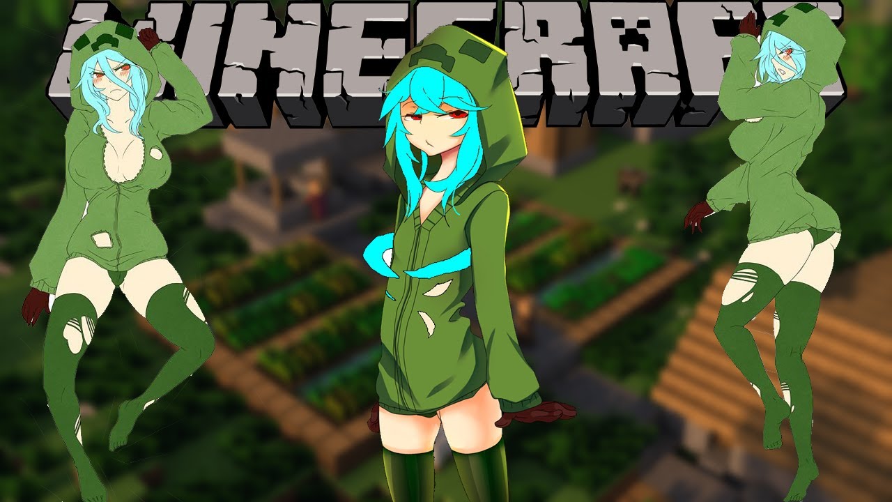 Minecraft Charged Creeper Girl
