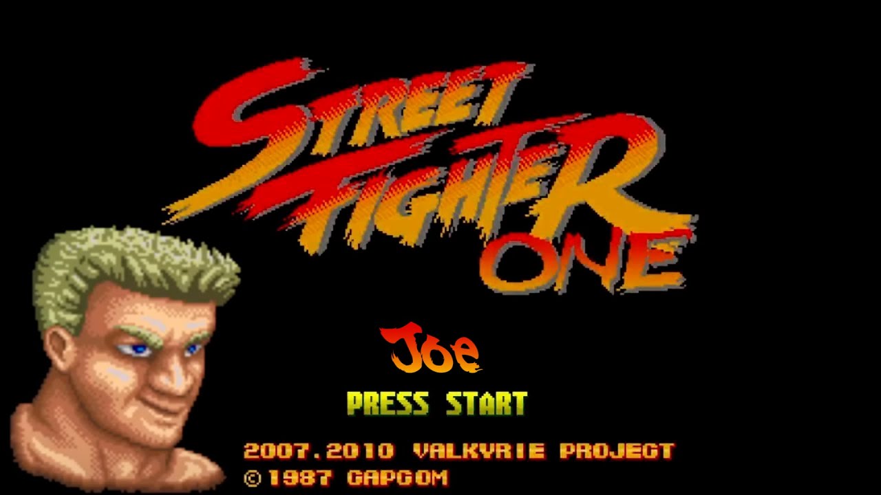 [PC] Street Fighter ONE (1987, 2010) (fans remake) - Joe - YouTube