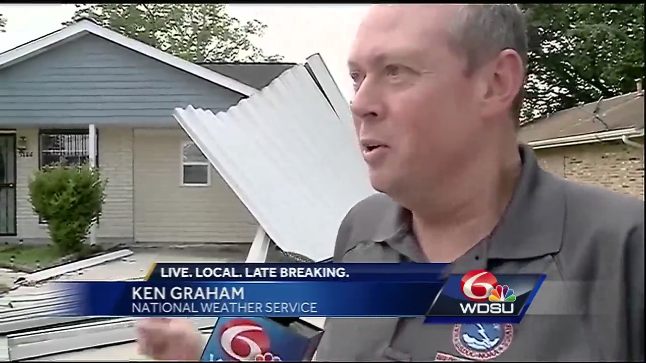 Here's a look at damage from storms, EF-0 tornado in Marrero - YouTube