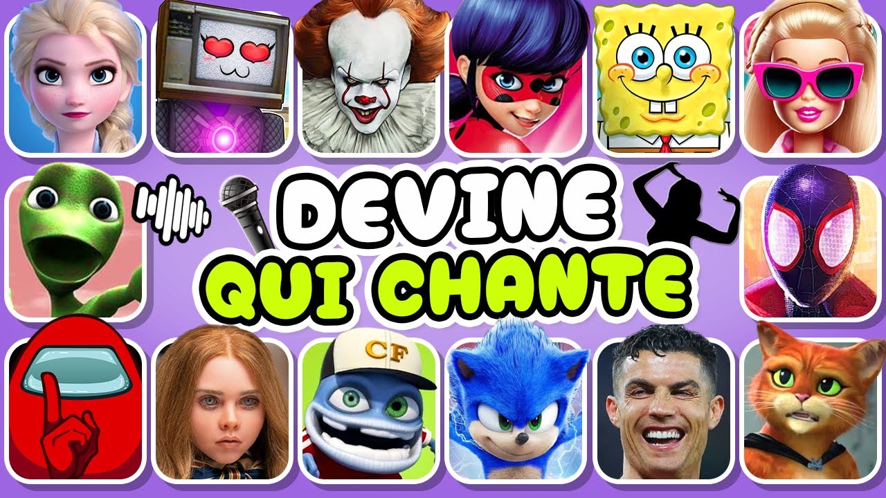 Qui DANSE & CHANTE ? 🎵🎧 | MrBeast, Elsa, Bob l'éponge, Ladybug, M3gan ...
