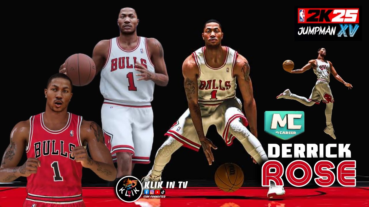MC PRIME DERRICK ROSE (CHICAGO BULLS #1) on NBA2K25 JUMPMAN 15 🔥 NBA ...