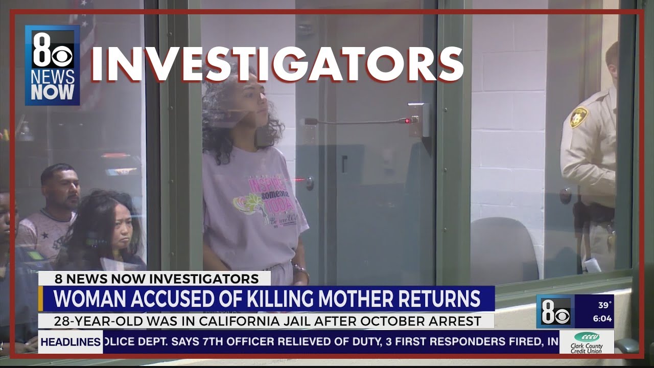 Woman accused of killing mother returns to Las Vegas to face murder ...