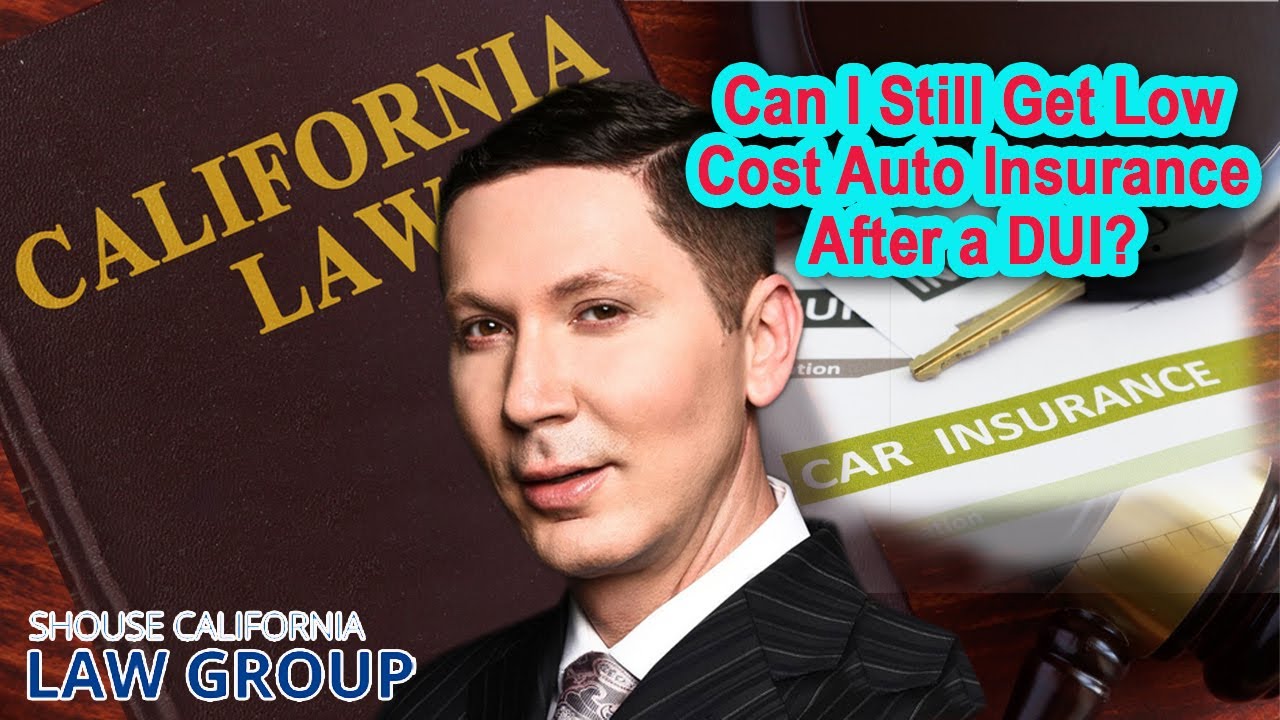 Can I still get low cost auto insurance after a DUI? - YouTube