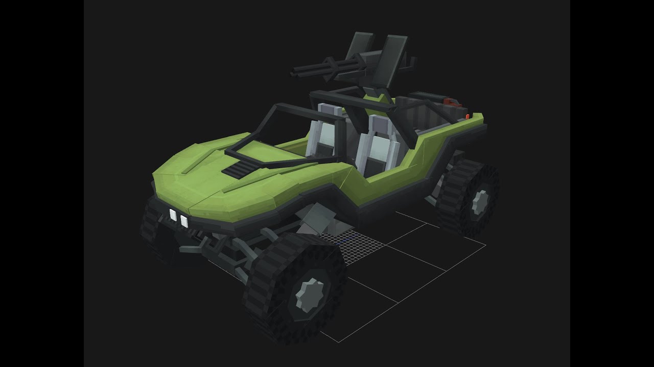 Making Warthog Model for Minecraft - Part 6 rocket launcher! - YouTube