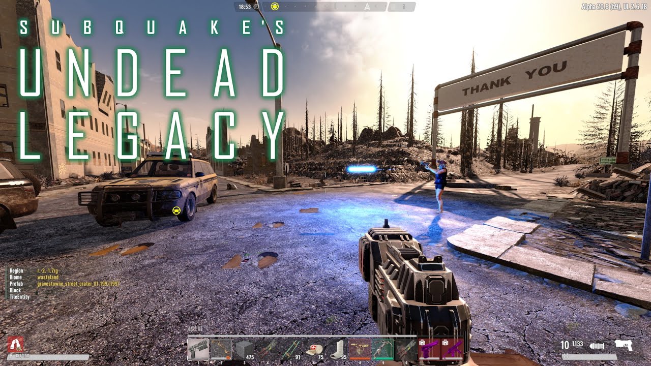 Undead Legacy - Pulse Laser Projectile Test in Multiplayer - YouTube