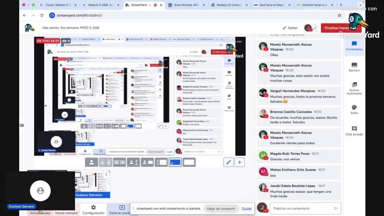 2da sesión, 3ra semana. MOD 5, G68. - YouTube